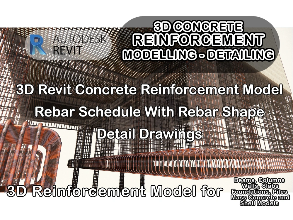 3d concrete reinforcement modelling with revit | Upwork