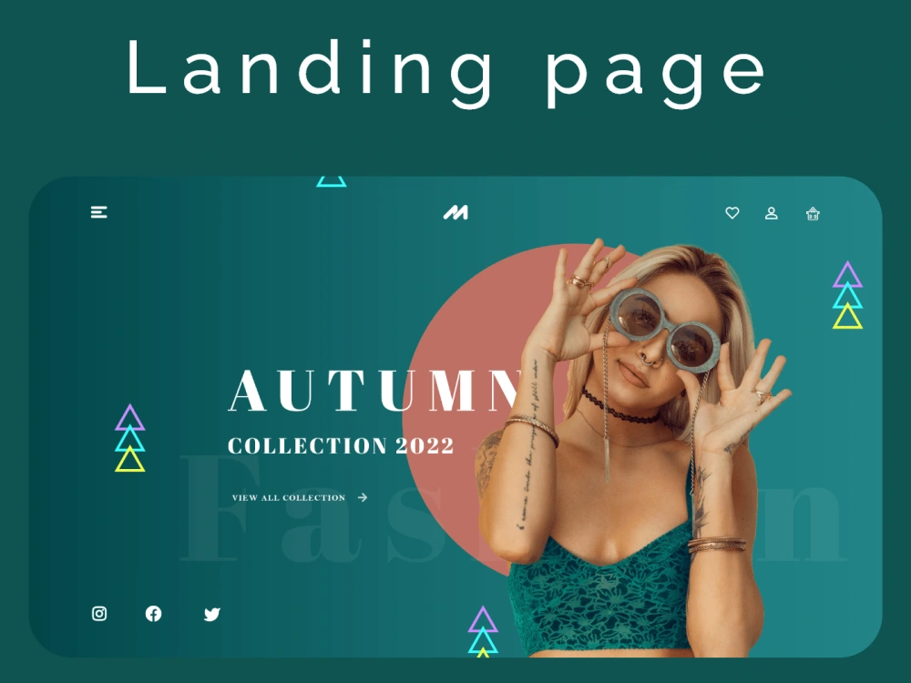 Responsive Landing Page || UI DESIGN | Upwork