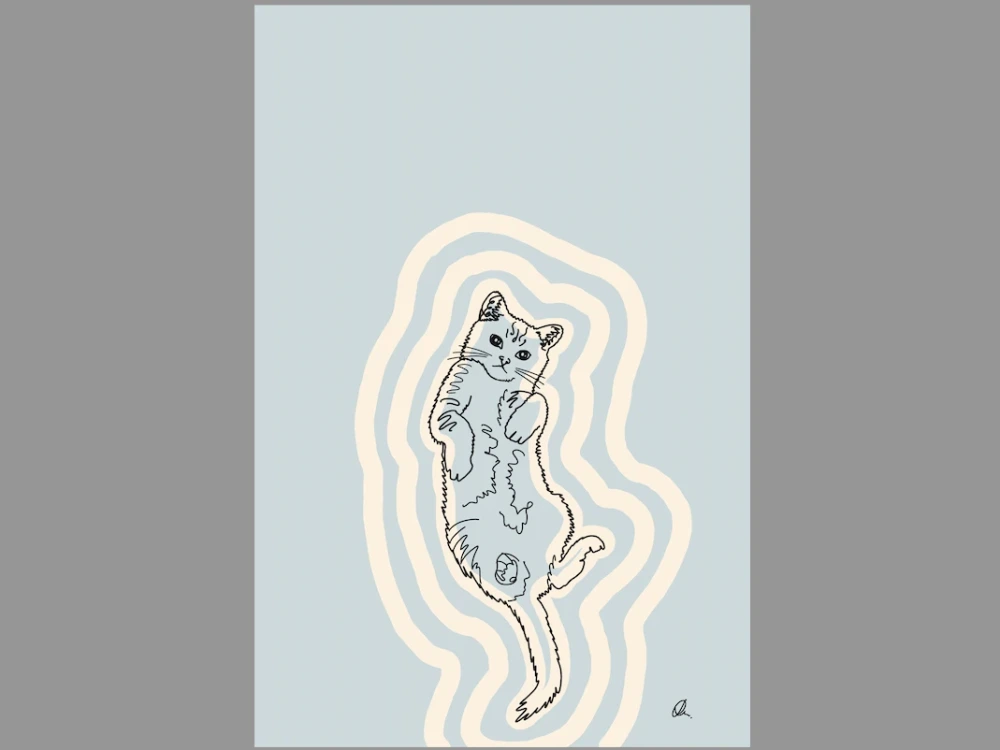 Aesthetic line art illustration | Upwork