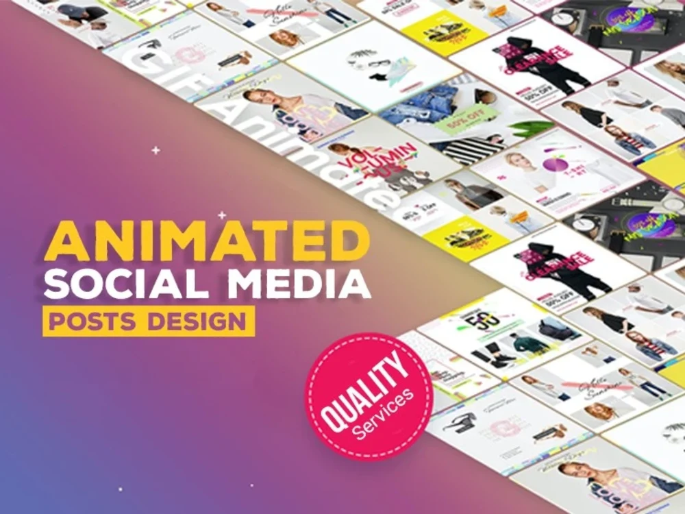 An amazing animated social media posts design | Upwork
