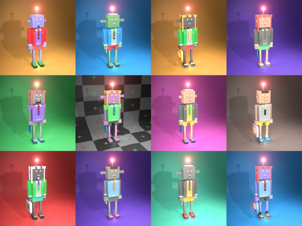 100% Original 3D NFT Collection Design, Creation, Generation 1K, 5K, 10K | Upwork