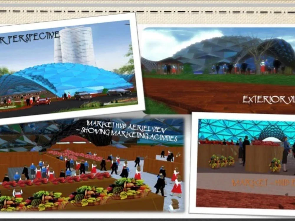 An amazing open market Architectural design for your neighborhood. | Upwork