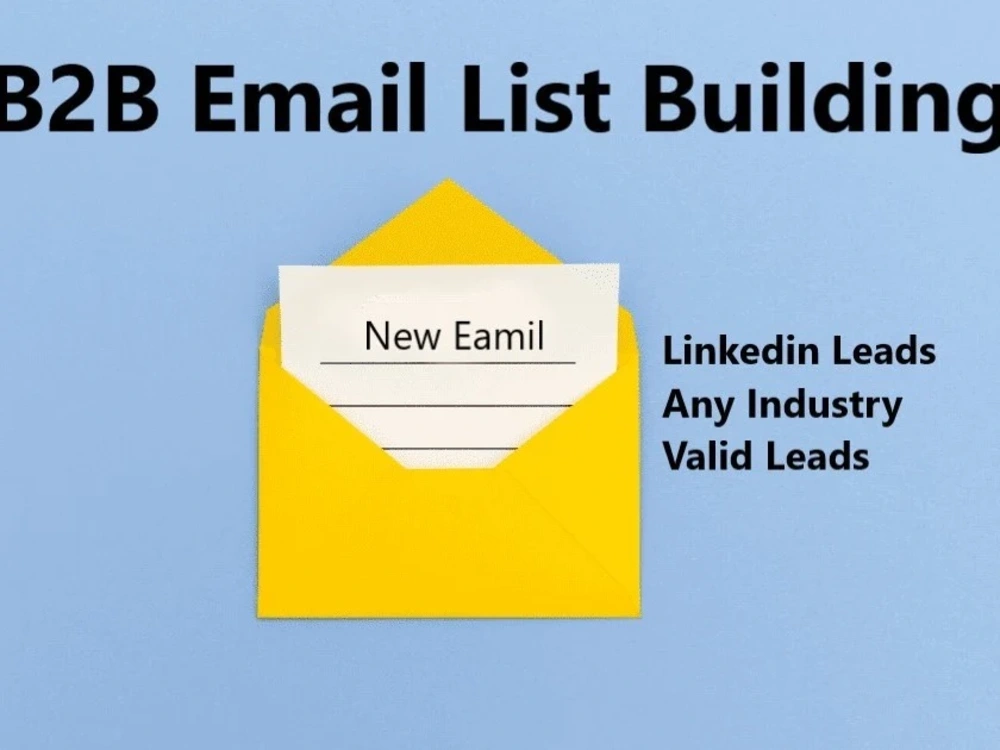 Email Lead list, Email List Building, B2b Prospect list, Lead ...