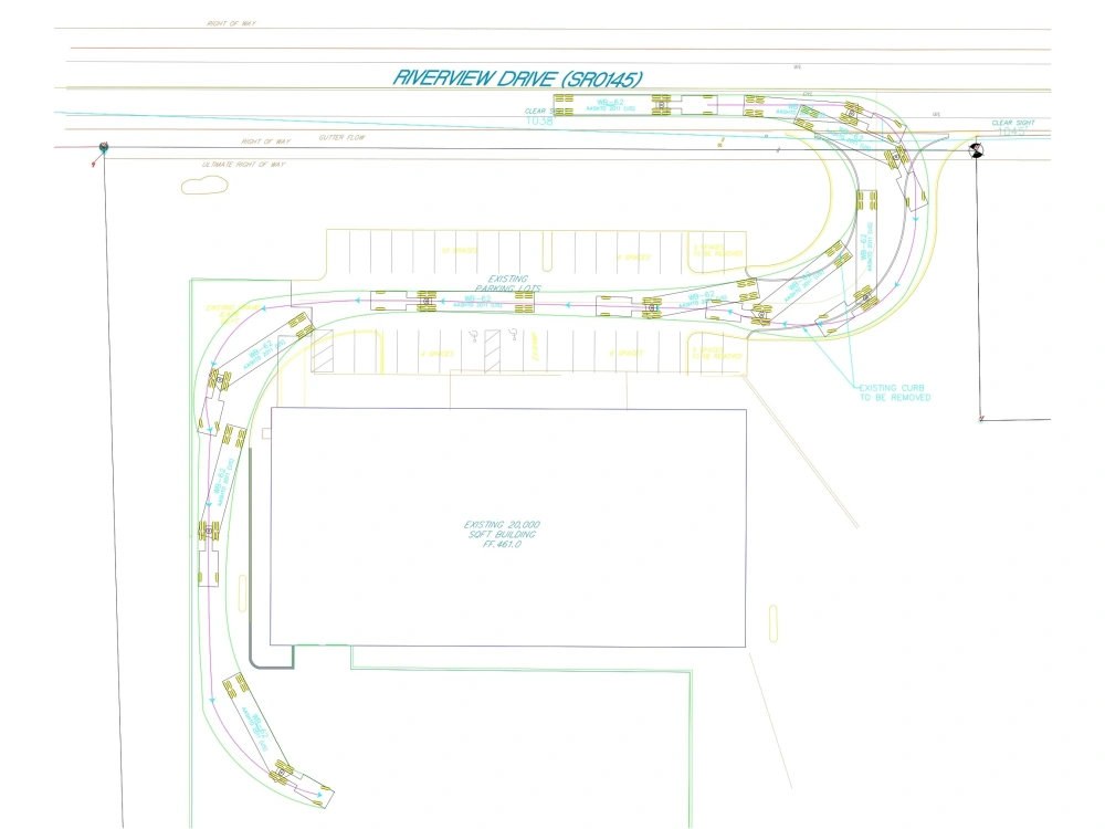 A Truck/Vehicle Turning Layout and Improvement Recommendations | Upwork