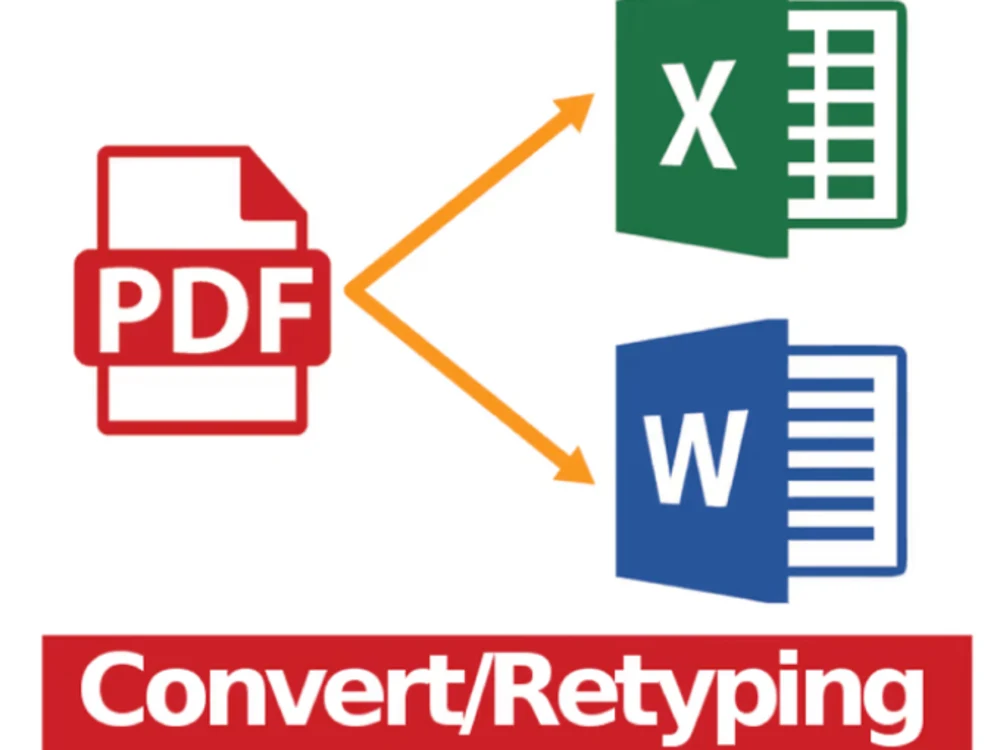 100% ACCURATE Data Entry, Manual Typing, PDF/IMAGE to Excel/Word ...