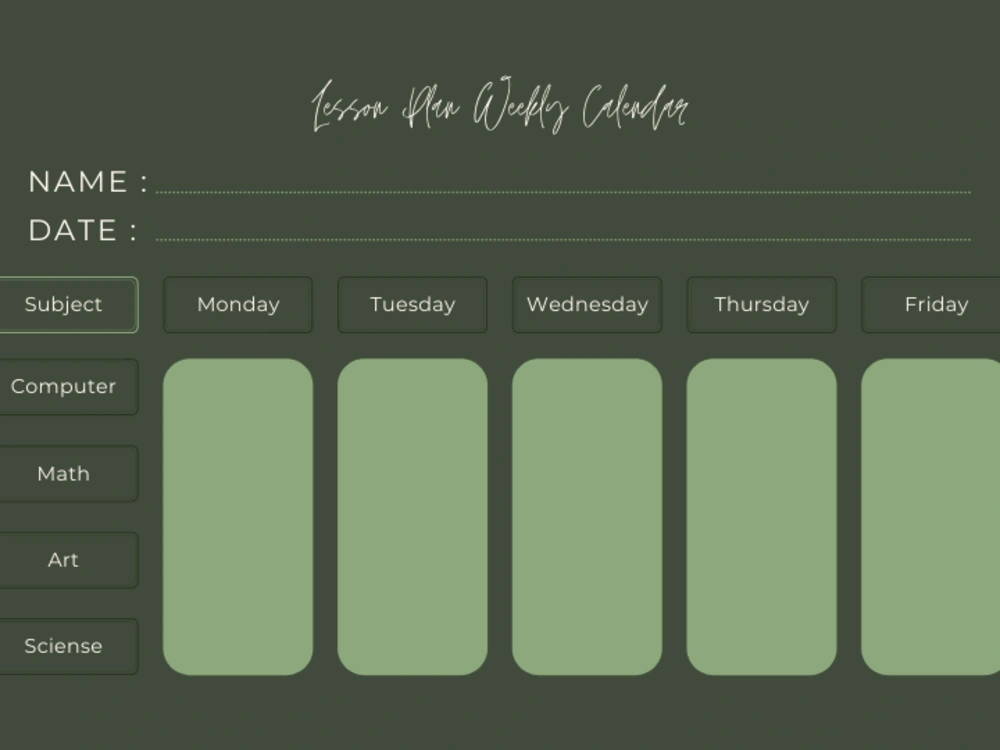 Custom and printable planner | Upwork
