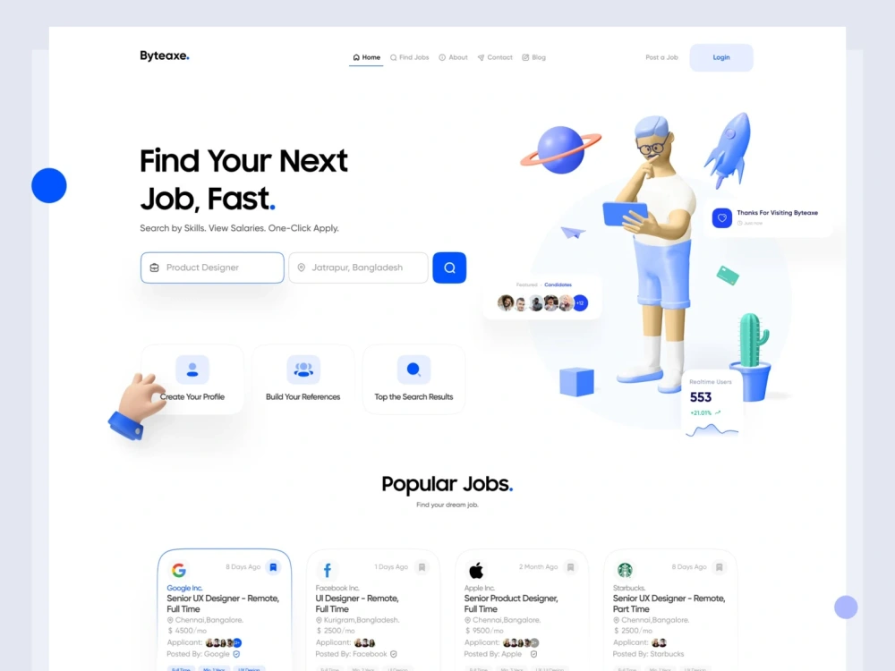 A Unique User-centered high converting website design. | Upwork