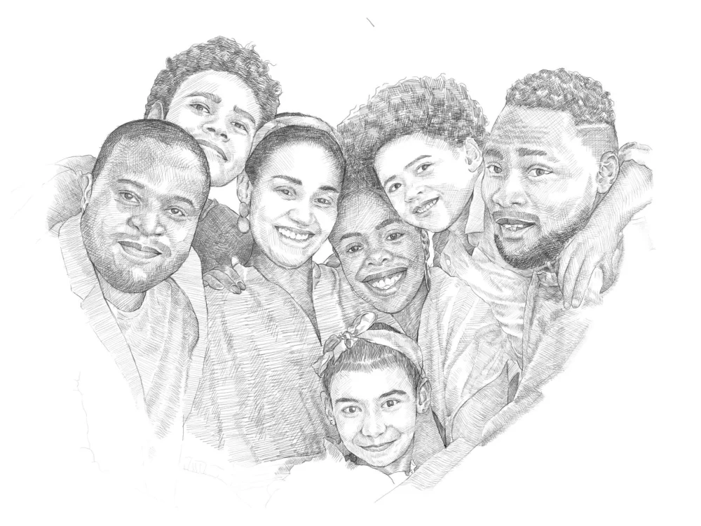 A realistic portrait sketch style | Upwork