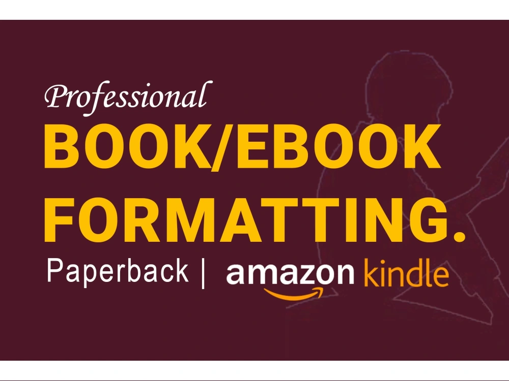 Ebook formatting, book layout design for kindle and print | Upwork