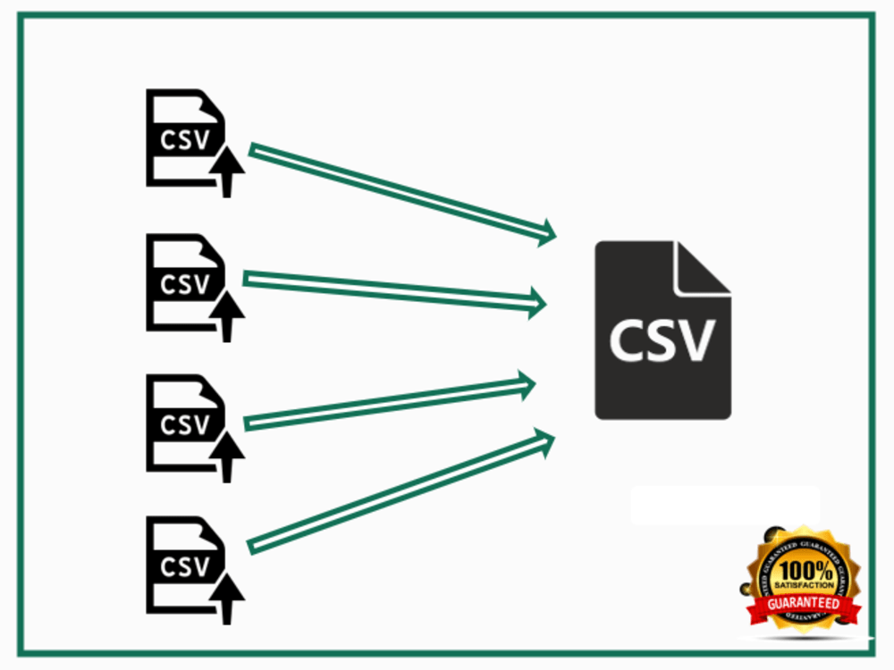 Combine multiple CSV excel files (quick start) | Upwork