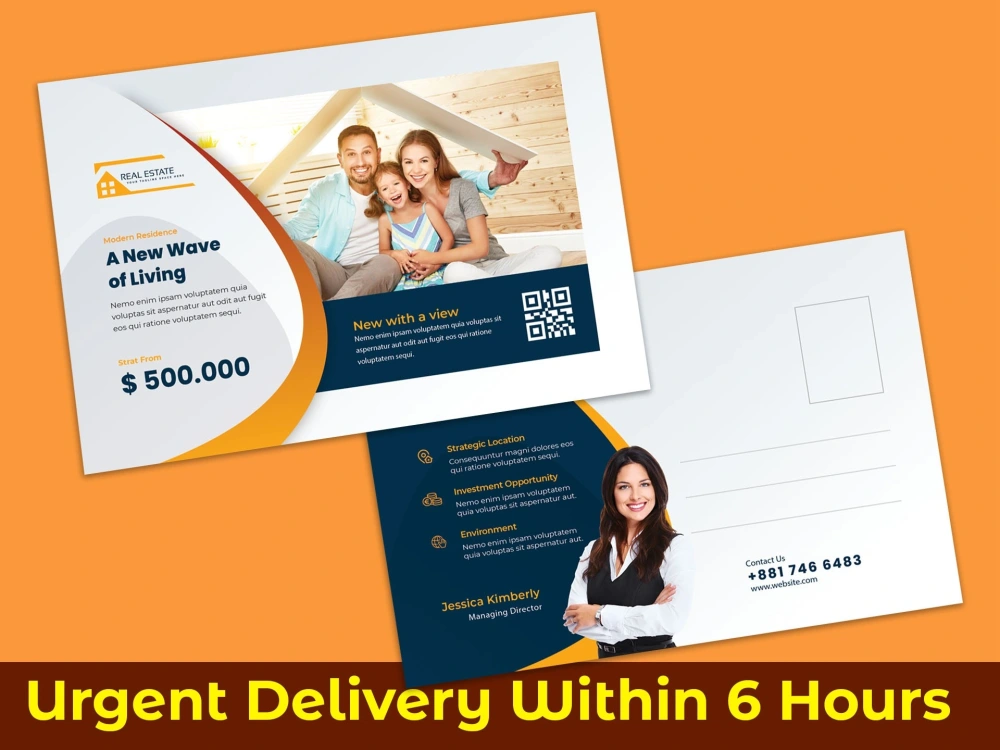 An amazing postcard and direct mail eddm postcard or real estate ...