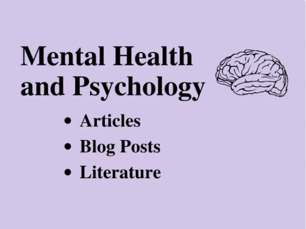 An informative article on mental health/Psychology | Upwork