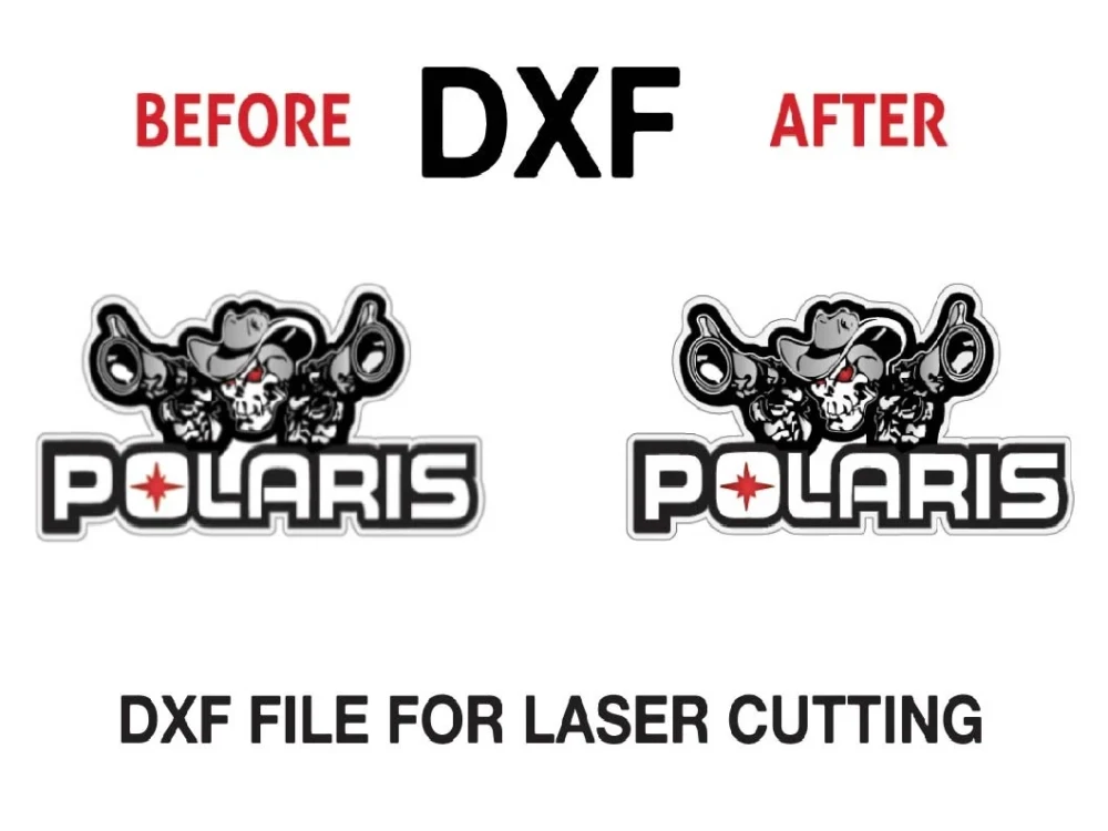 Convert to vector trace logo, dxf, vectorise, retrace by Adobe ...