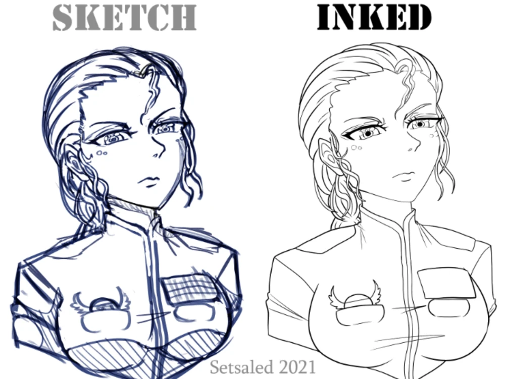 A beautifully inked comic | Upwork