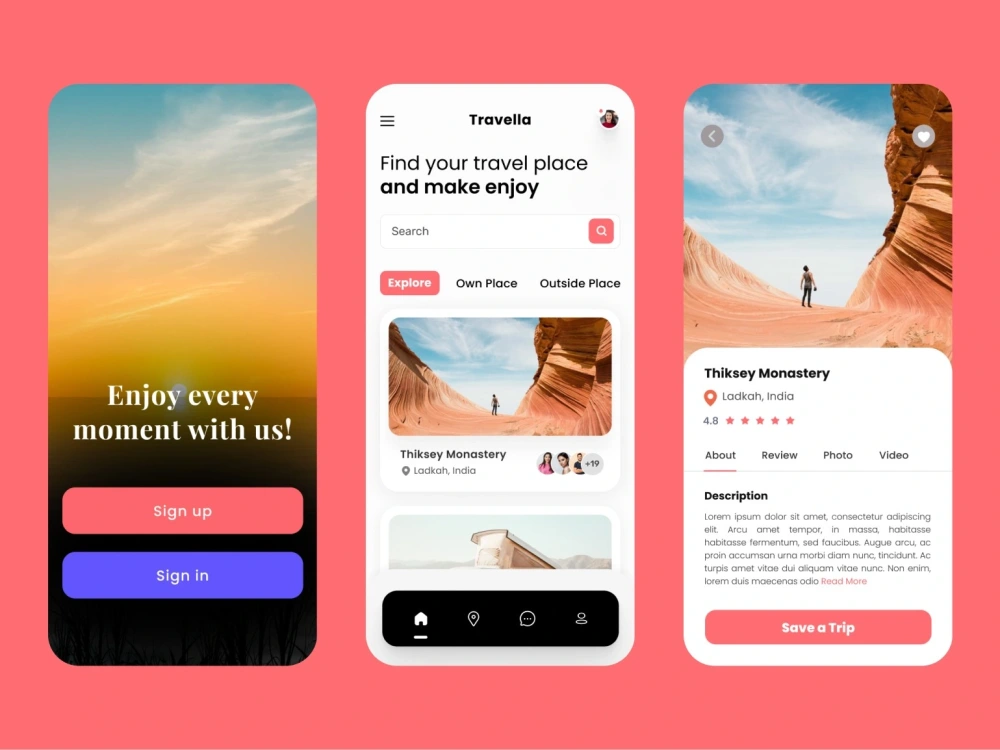 Professional mobile app UI/UX design | Upwork