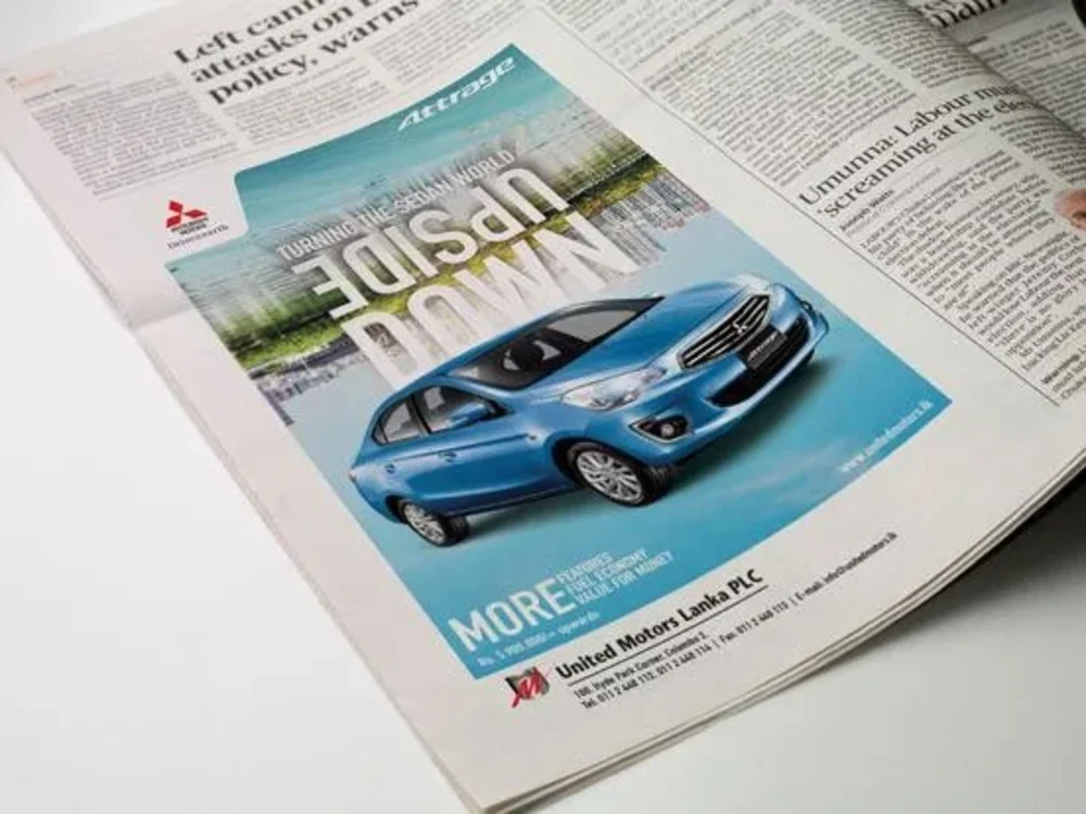 Professional and minimal magazine ad or newspaper ad design | Upwork