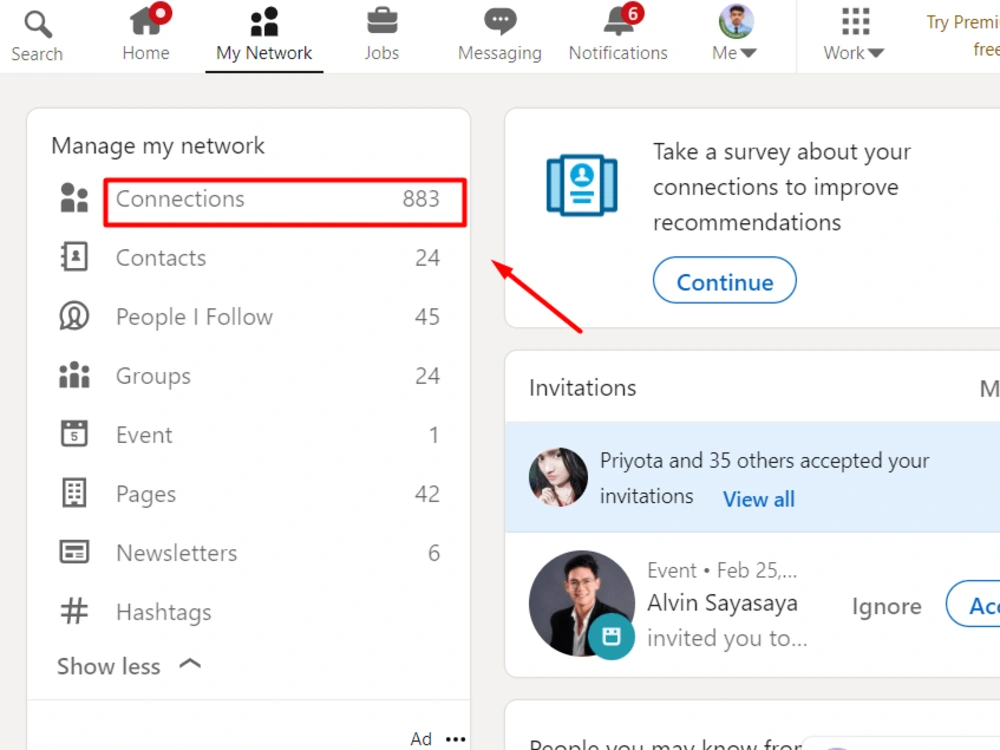 LinkedIn new connections and network growth | Upwork