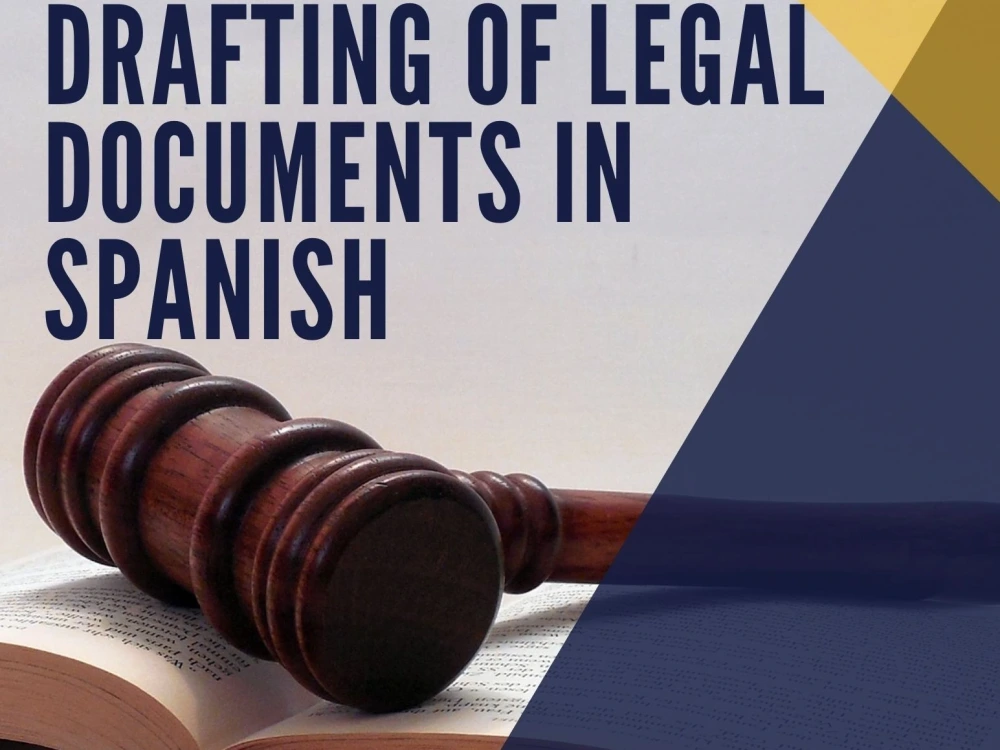 Drafting of legal documents in Spanish | Upwork