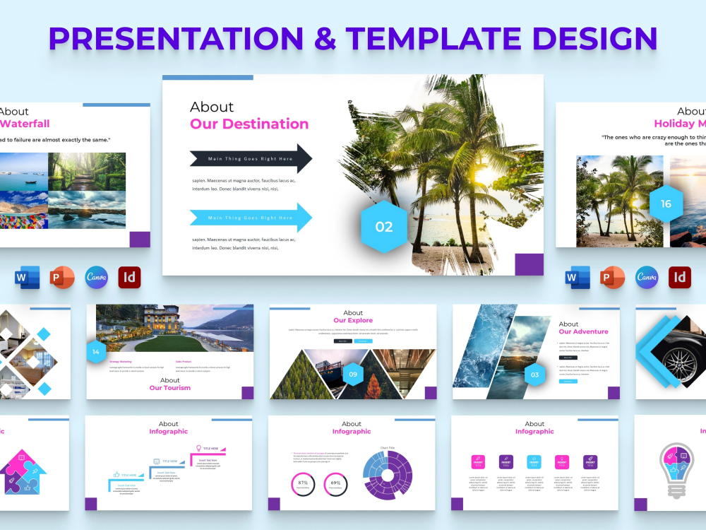 Business ppt presentation slide, PowerPoint template, Canva template ...