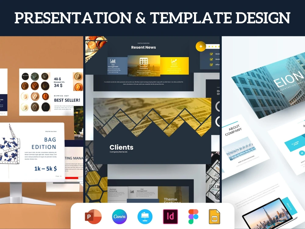 Business ppt presentation slide, PowerPoint template, Canva template ...