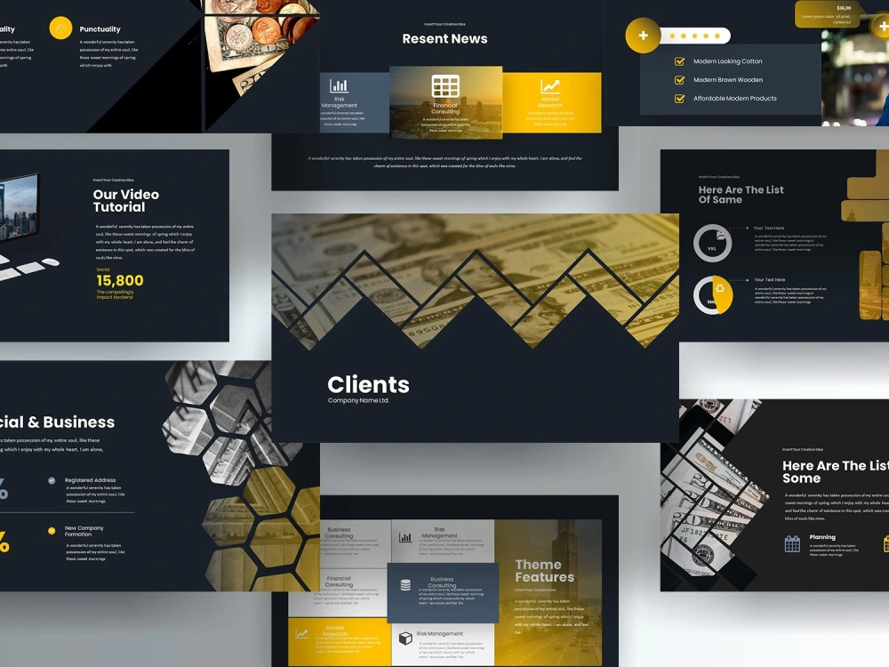 Business ppt presentation slide, PowerPoint template, Canva template design | Upwork