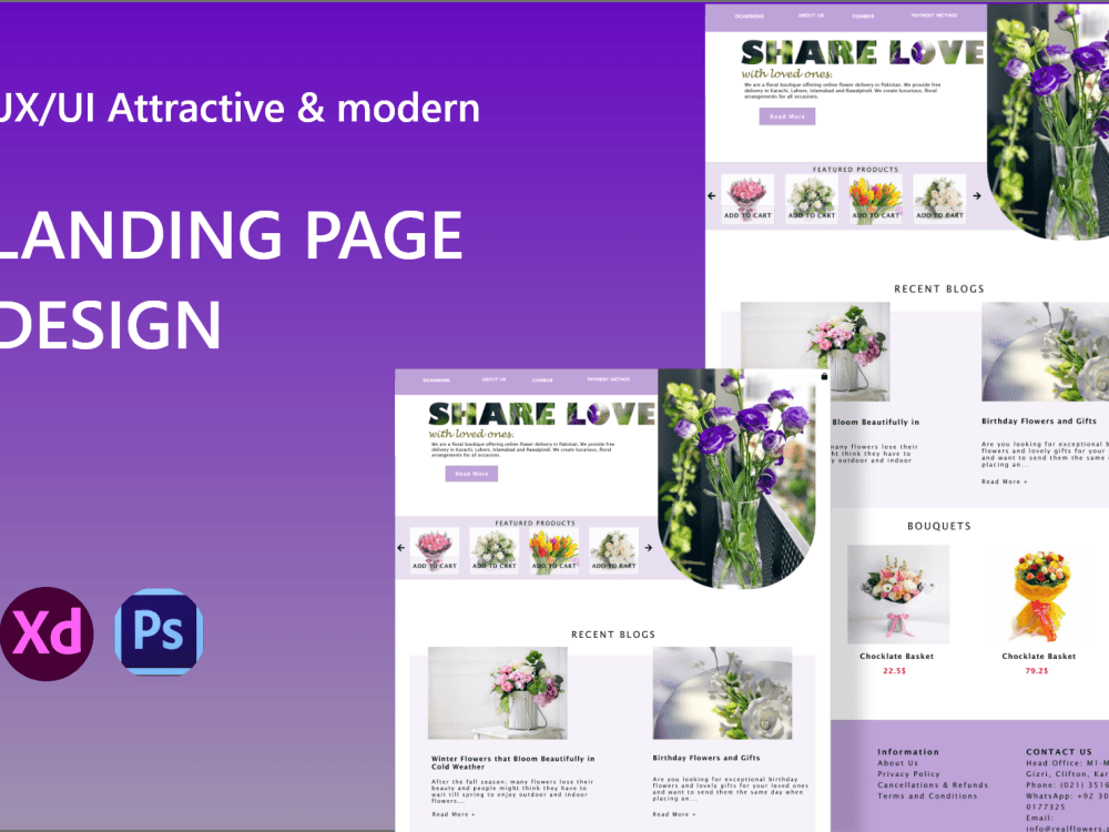 Amazing Landing Page and Web app UIUX Design | Upwork