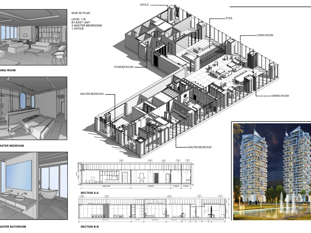 A complete set of drawing in Revit/Autocad | Upwork