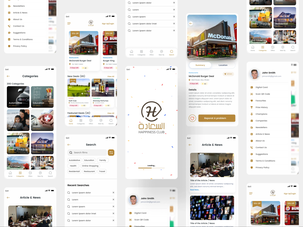 A stunning UI design UX design, UI UX design of your app | Upwork