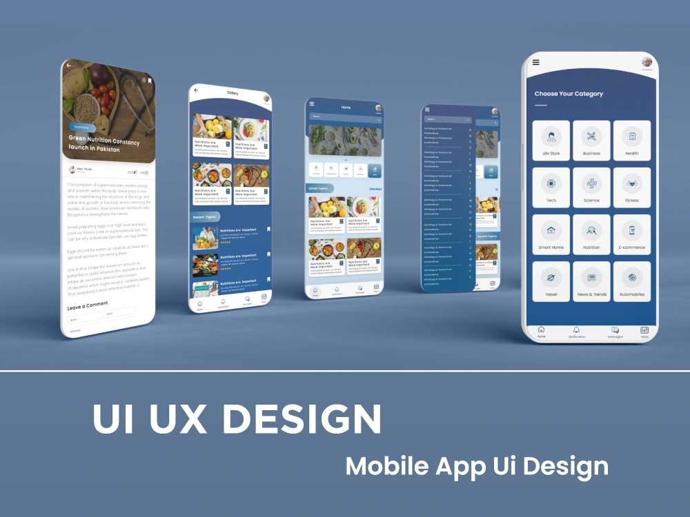 A fantastic Mobile App UI design for your business. | Upwork