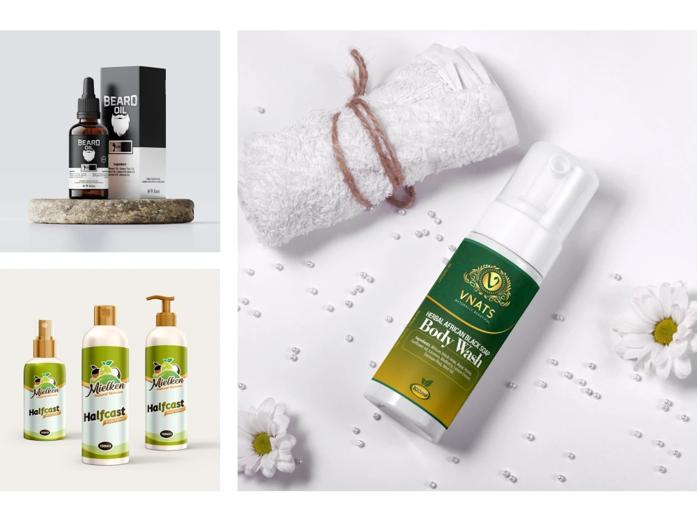 A professional and beautiful Label design for your products | Upwork