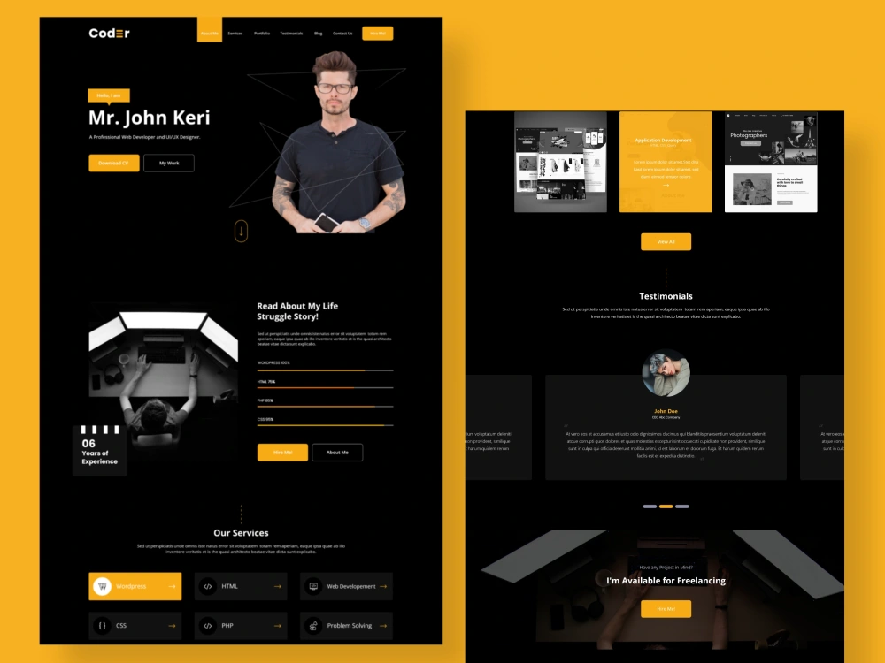Modern Responsive UX/UI Website Design for your business | Upwork
