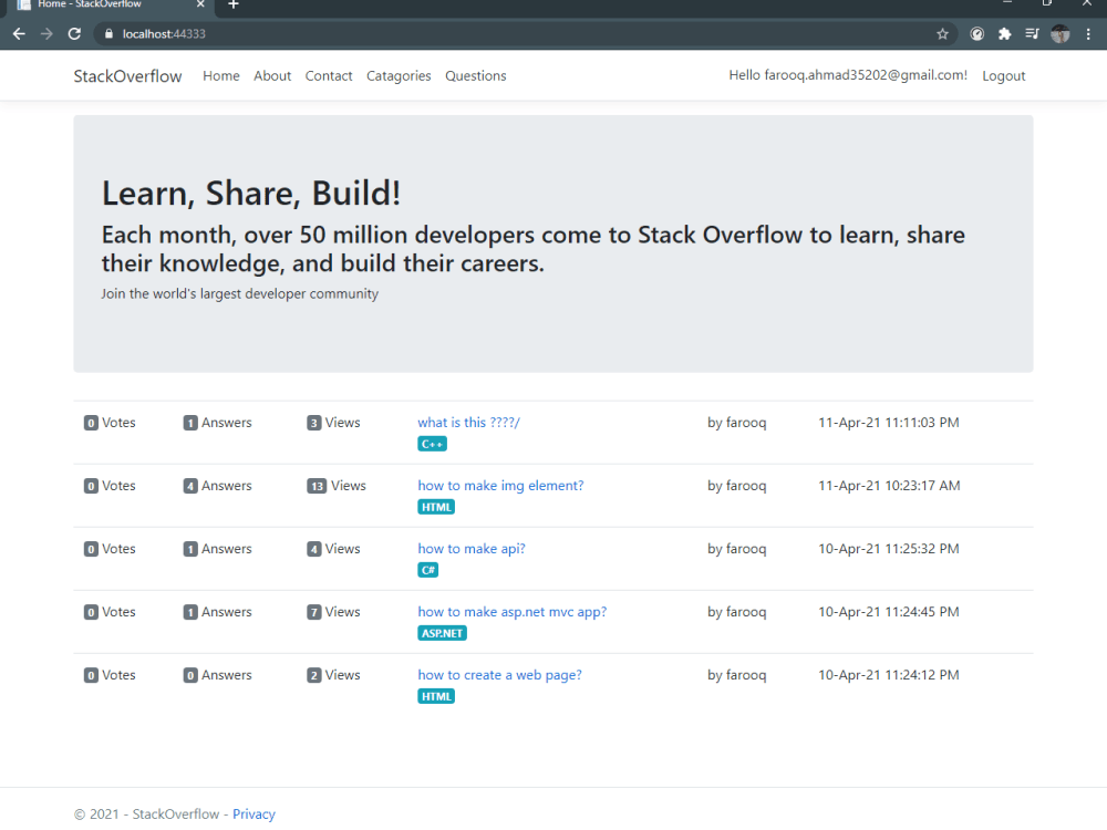 Asp net core mvc web application projects | Upwork Asp net core mvc web application projects | Upwork