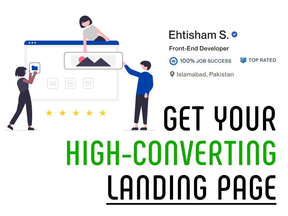 Your high-converting landing page | Upwork
