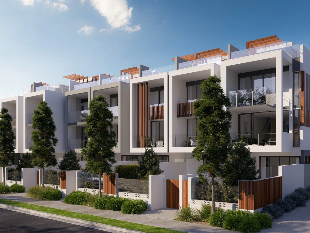 3D visualization for multiple exteriors Rendering townhouses | Upwork