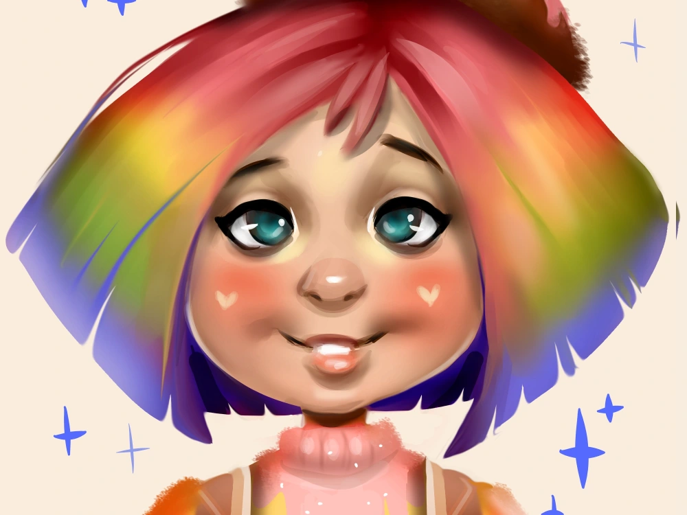 A stylized chibi icon | Upwork
