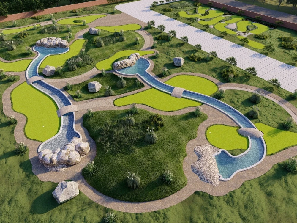 9 holes golf course and 18 holes professional golf course design | Upwork