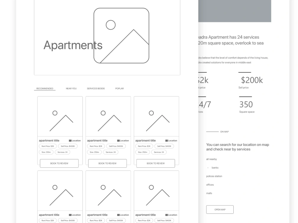 Wireframes for your UI/UX project | Upwork