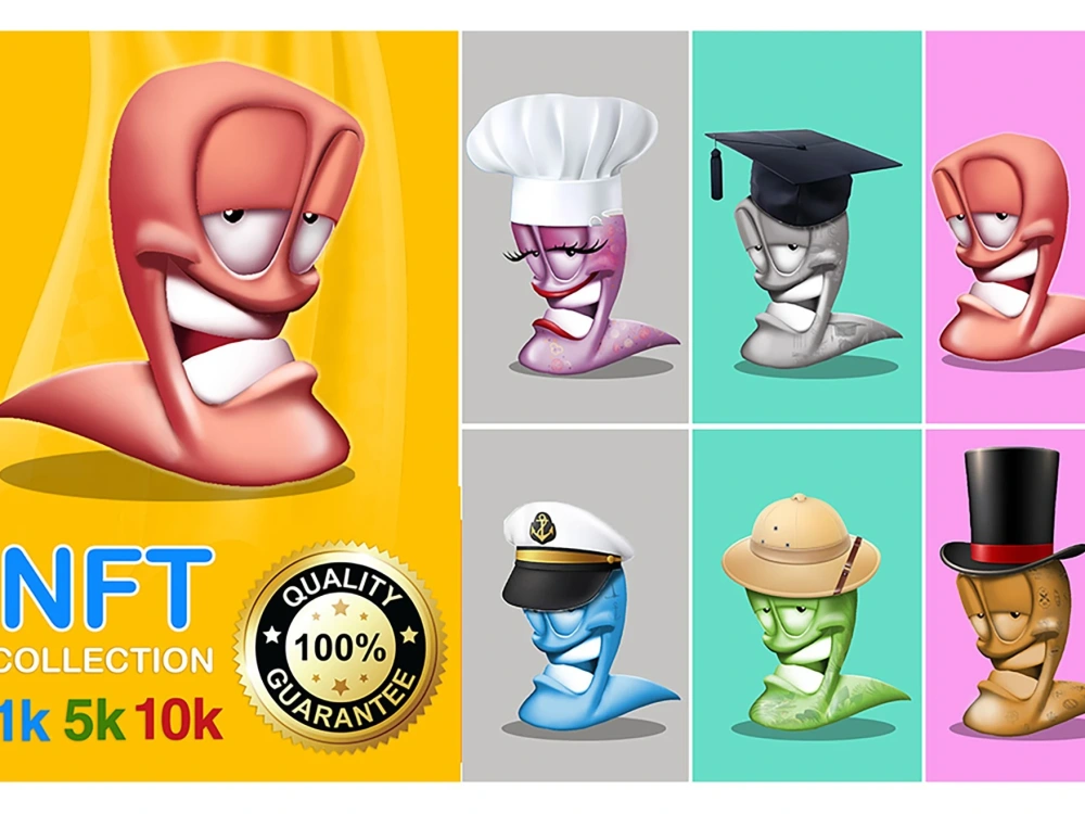 High Quality NFT collection with many unique traits (Artwork-Generation ...