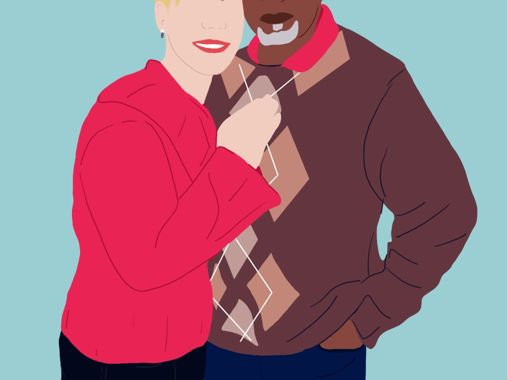 A custom portrait design of one or more people to be used for anything ...