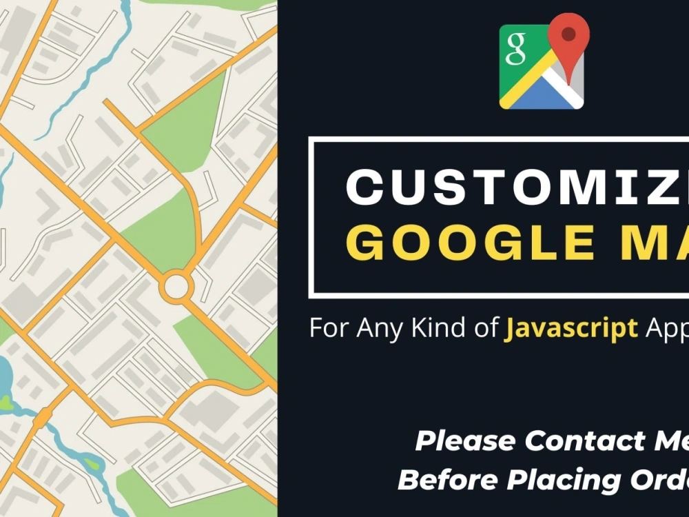 The customized google map | Upwork