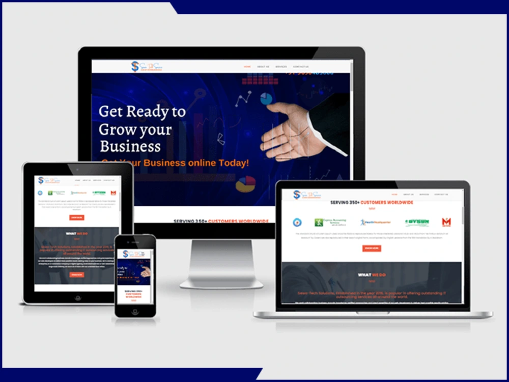 A responsive website using html5, css3, bootstrap and javascript. | Upwork