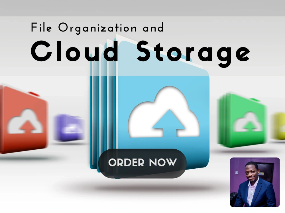 An organized arrangement and storage of your files safely in the cloud ...
