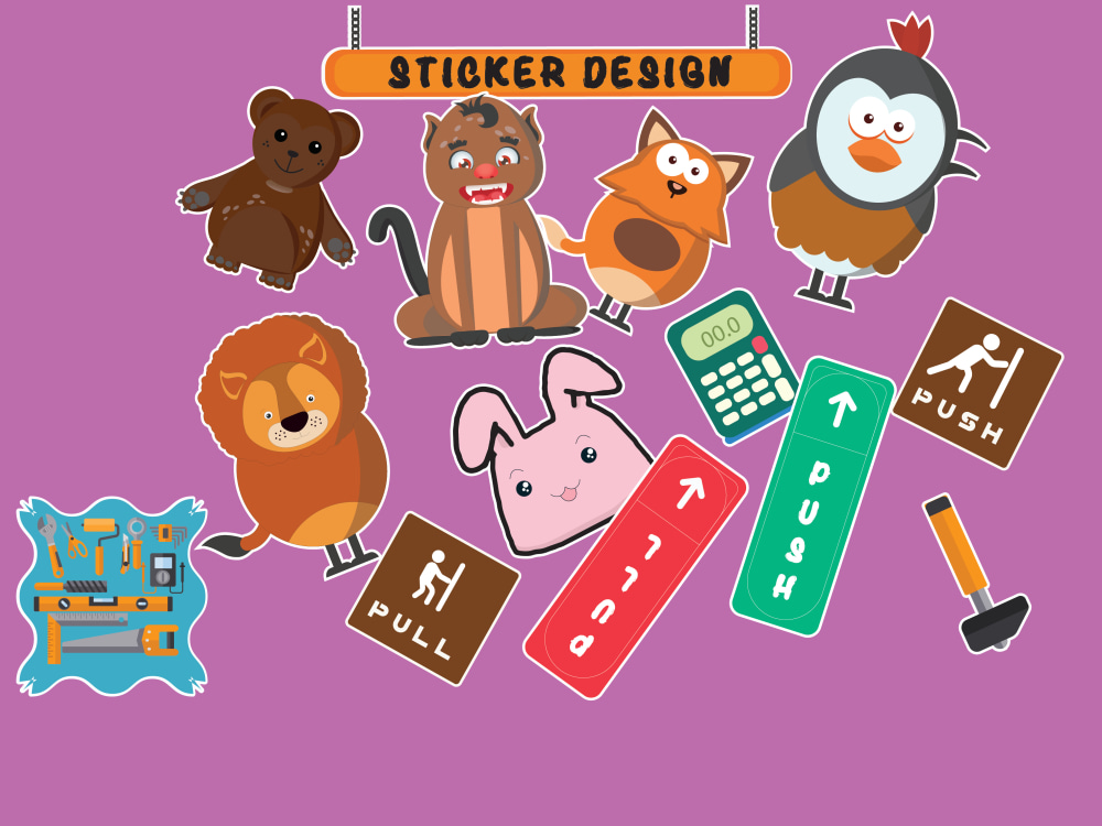 A top-quality sticker design ready to print | Upwork