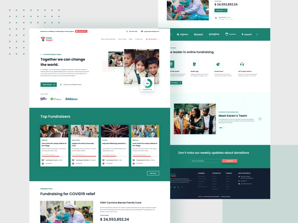 A visually appealing website design for your company! | Upwork