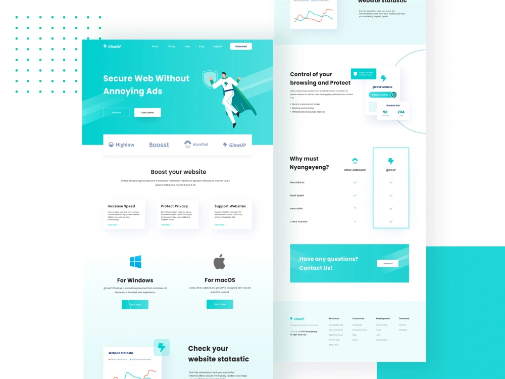 A visually appealing website design for your company! | Upwork
