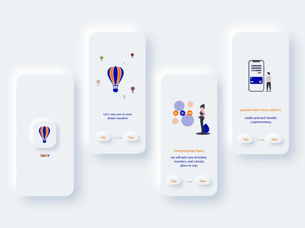 An amazing mobile app UI UX design | Upwork