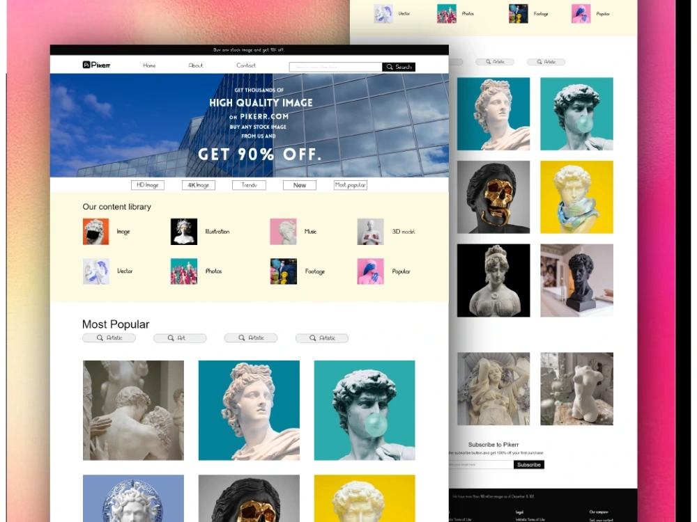 Highly convertible Unique website design | Upwork