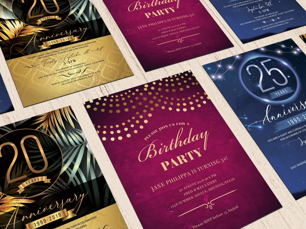 Stunning Party, Event, and Business Invitation Designs | Upwork