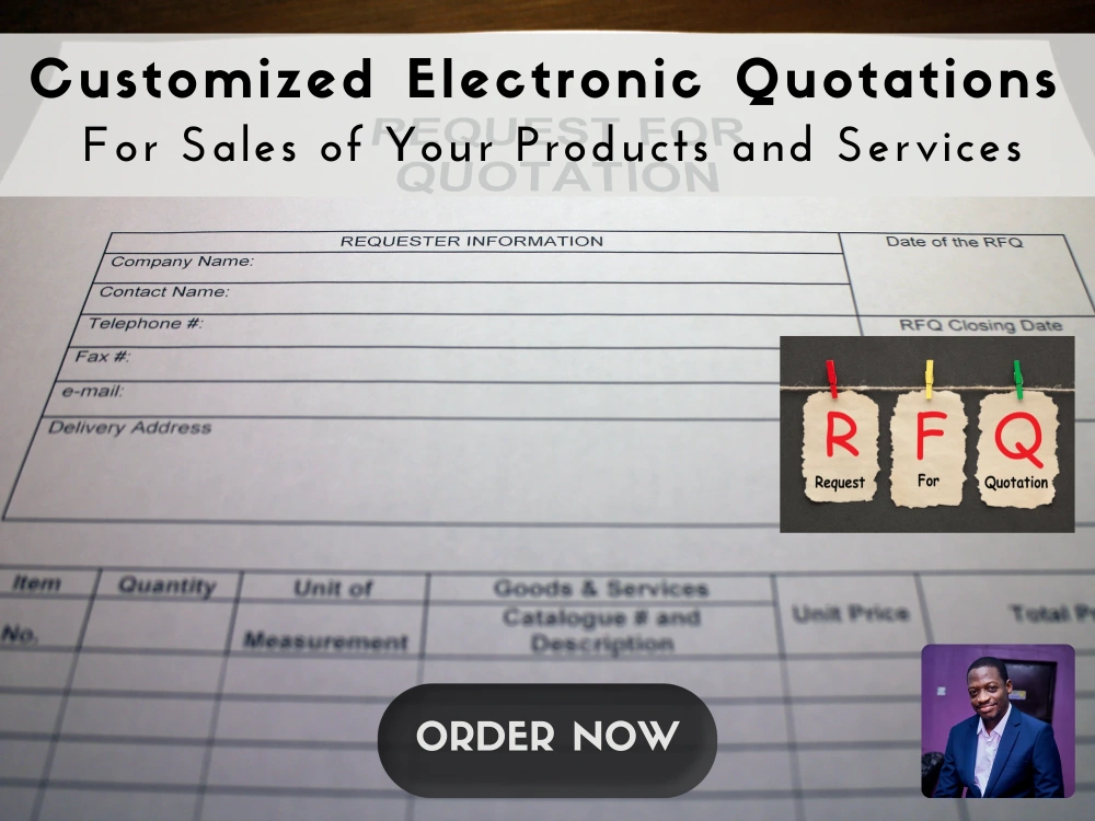 Customized electronic quotes offering your products/service to your ...