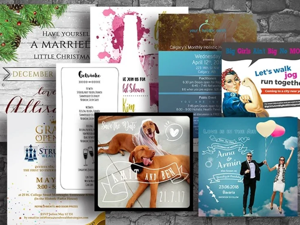 Stunning Party, Event, and Business Invitation Designs | Upwork